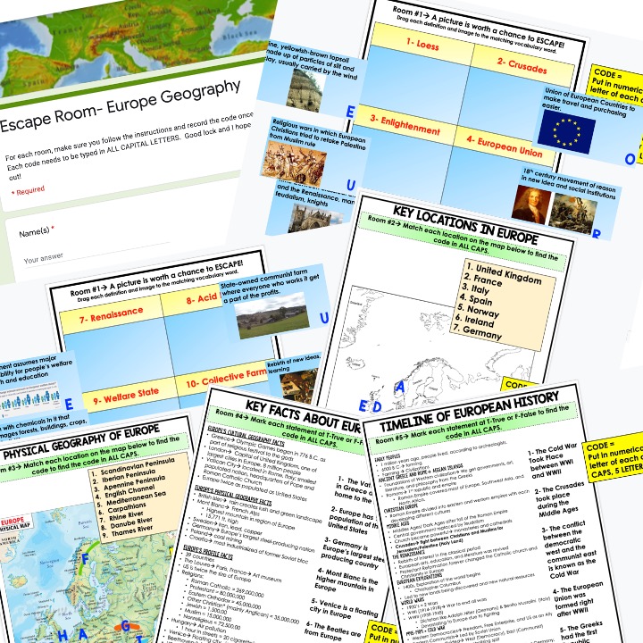 Ways to Keep your World Geography Student Engaged | Geography Digital ...