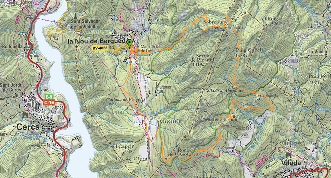 con un par de crampones: LA NOU DEL BERGUEDA- SOBREPUNY