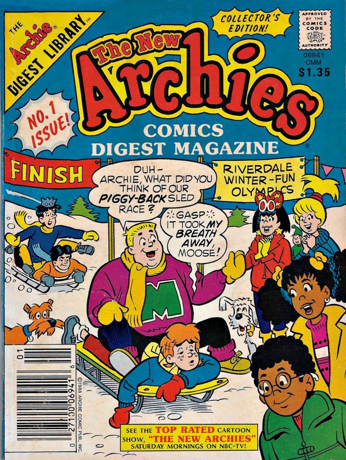 Old Comics world: The New Archies Comics Digest Magazine 001 (1988 ...