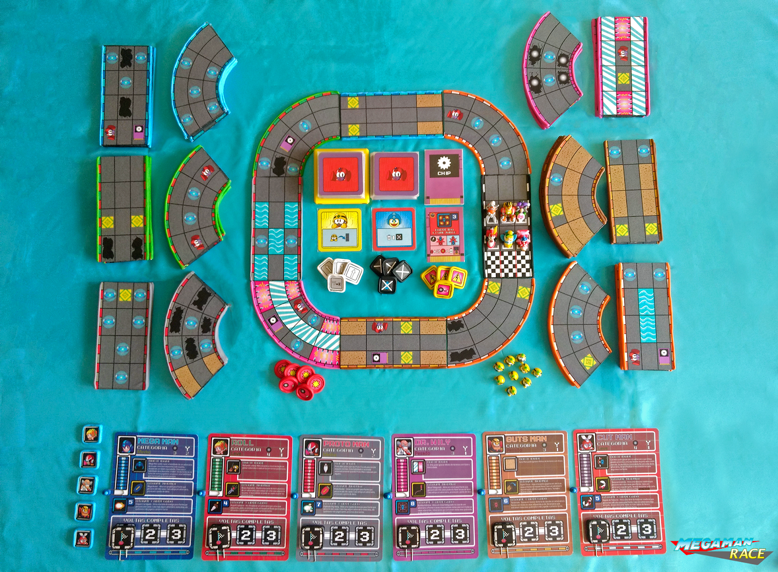 Mega Man Race? Conheça o boardgame feito por fã que dá vontade de jogar ...