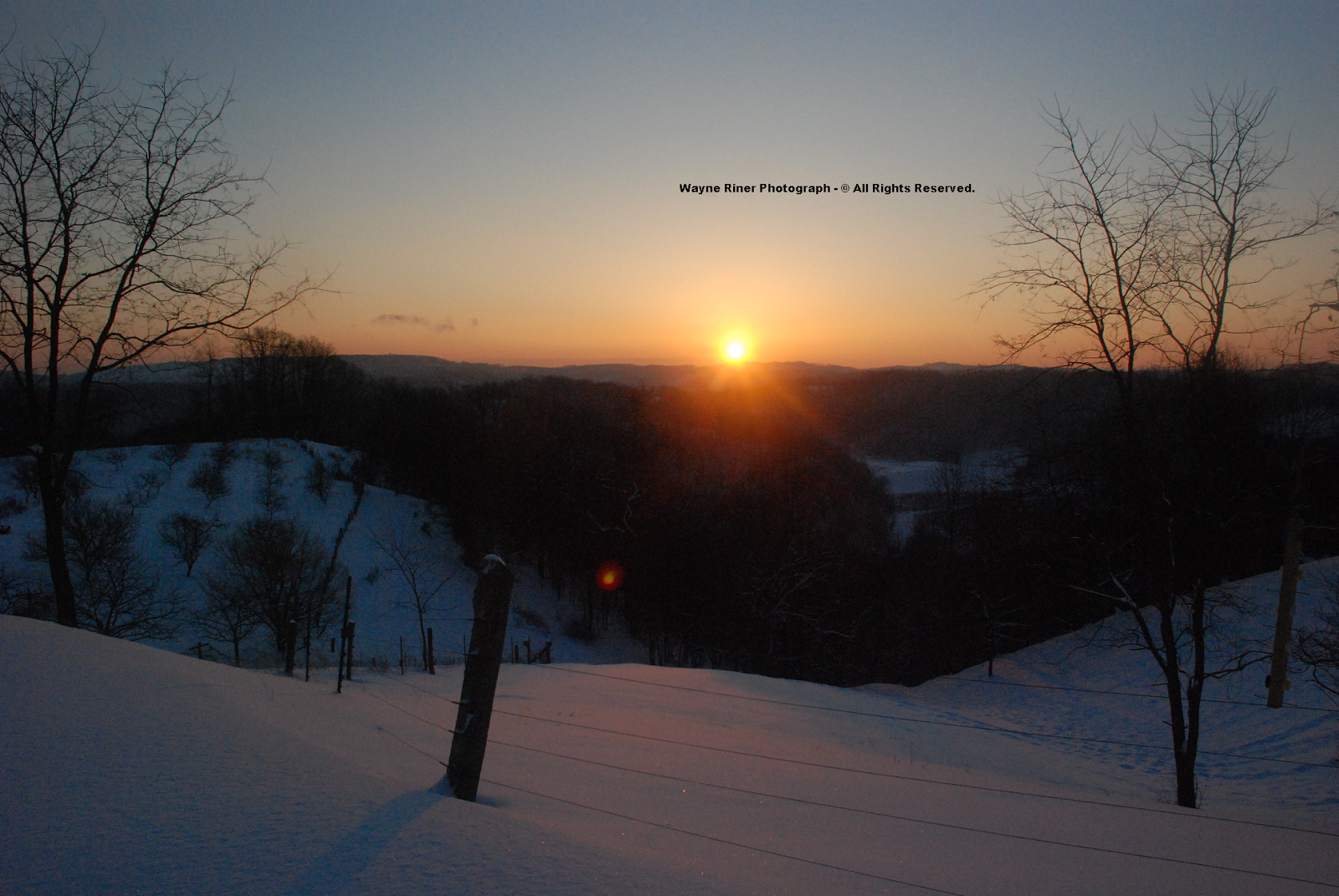 The High Knob Landform: Winter Storm Buries The High Knob Landform