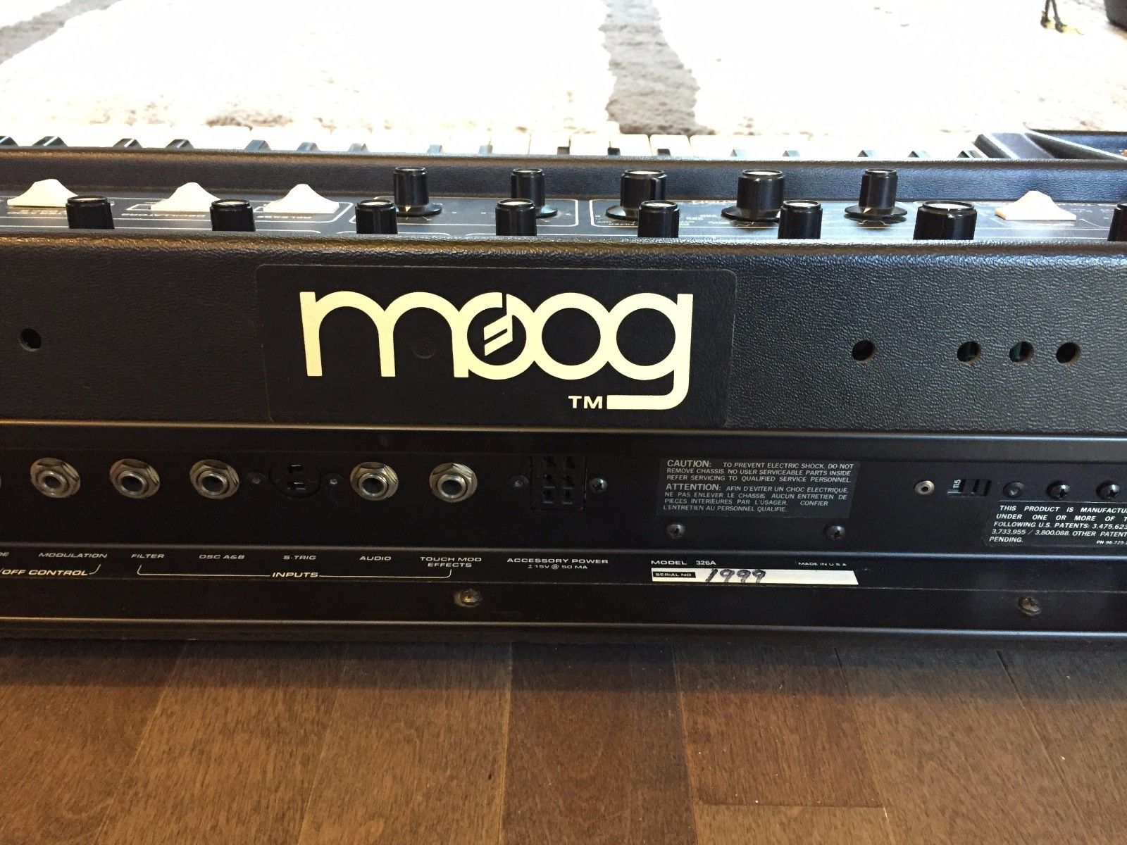 MATRIXSYNTH: 1970s Moog Multimoog Analog Synthesizer SN 1999