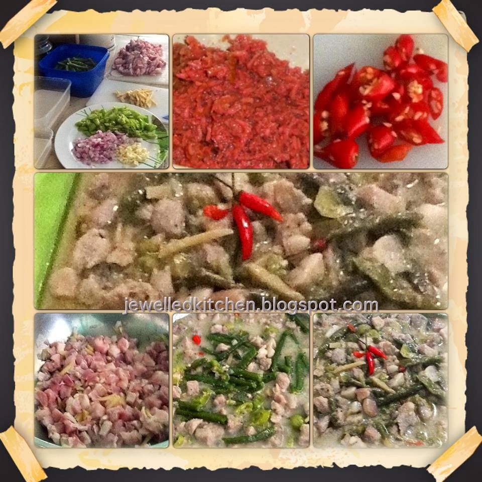 My Oh so spicy-hot Bicol Express, a Filipino Cuisine