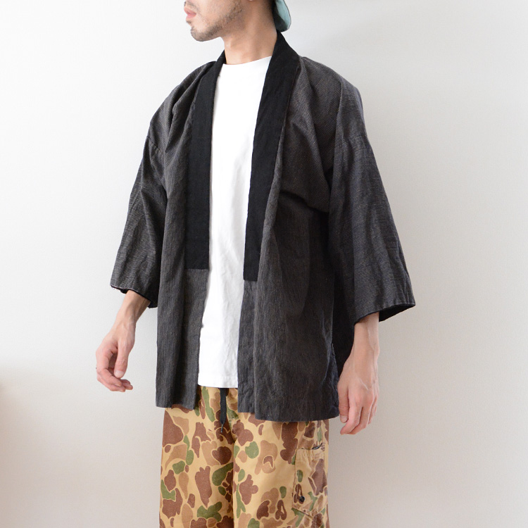 Noragi Men Boro Kimono Jacket | リペアが可愛い襤褸野良着
