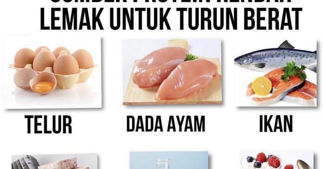 Sumber Protein Rendah Lemak Untuk Turun Berat