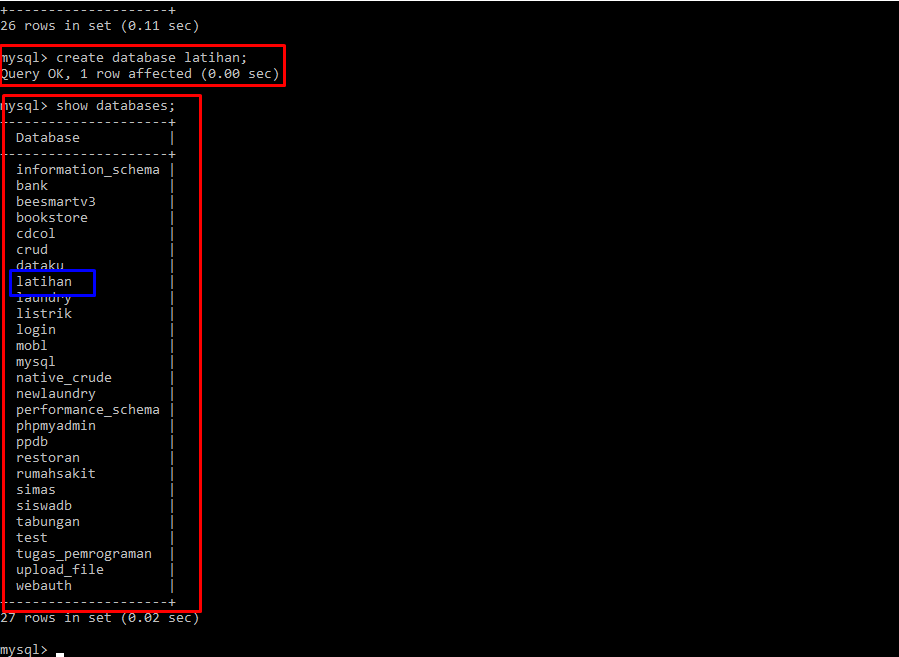 Belajar Membuat Database di Mysql - Sinauo.Com