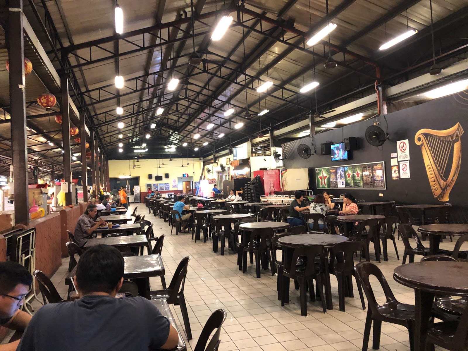 Famous food court at Kepong