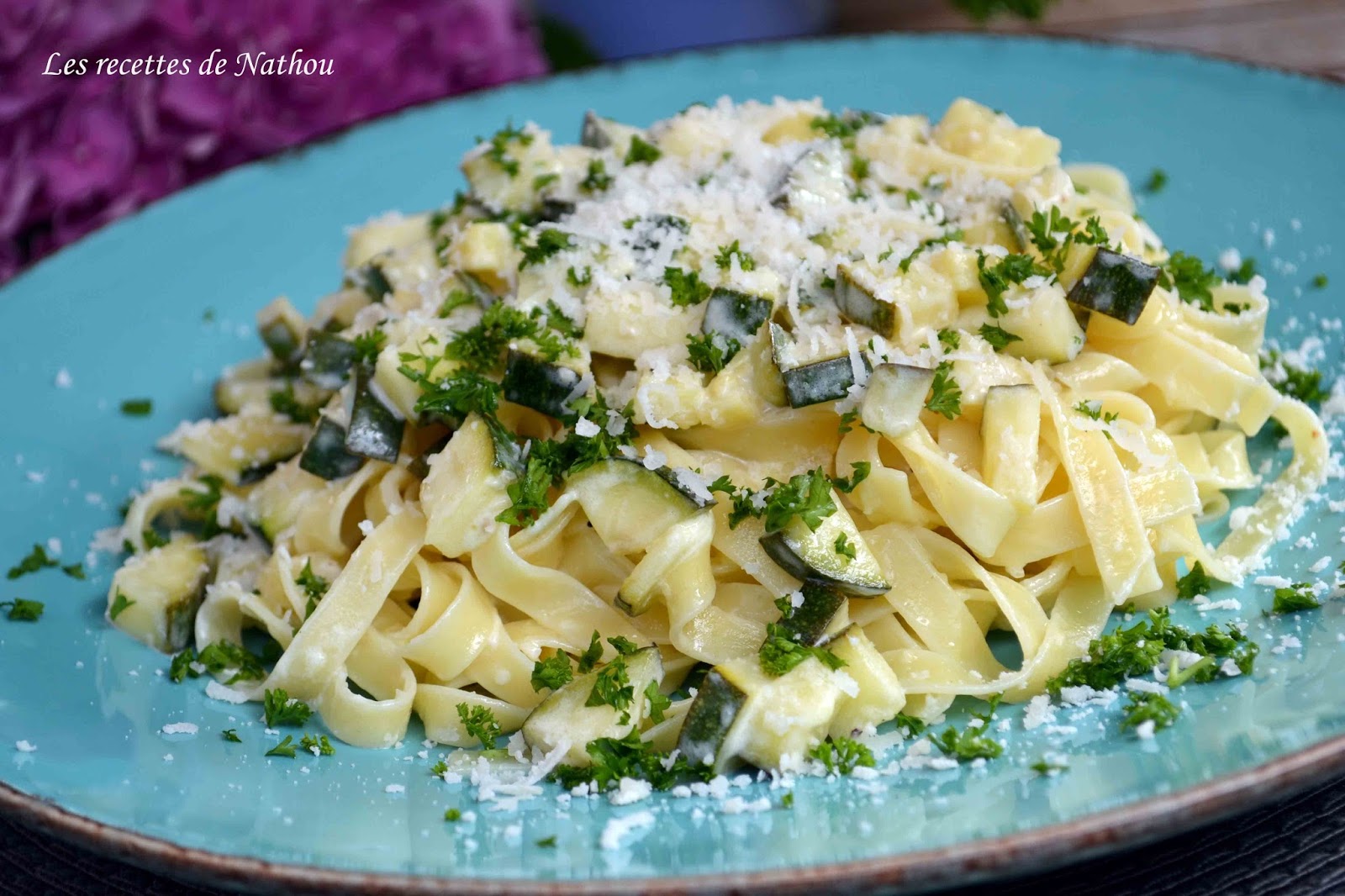 Ma cuisine au fil de mes idées...: Tagliatelle aux courgettes sautées à ...