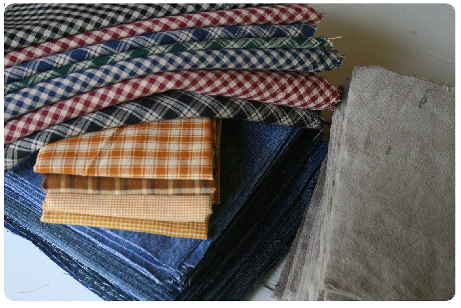 Denim and Homespun Rag Quilt Tutorial | Bull Rock Barn and Home