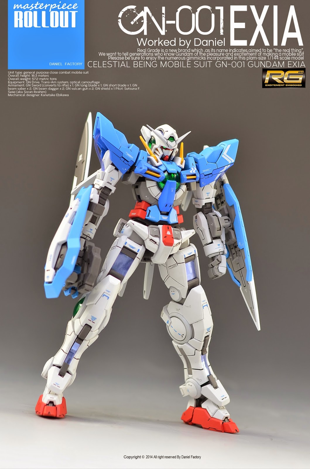 Gundam Family: RG 1/144 Exia Gundam Painted build