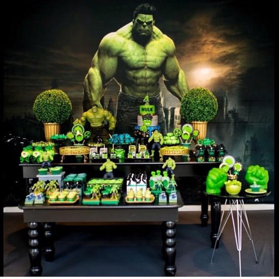 60 ideas para fiestas de Hulk
