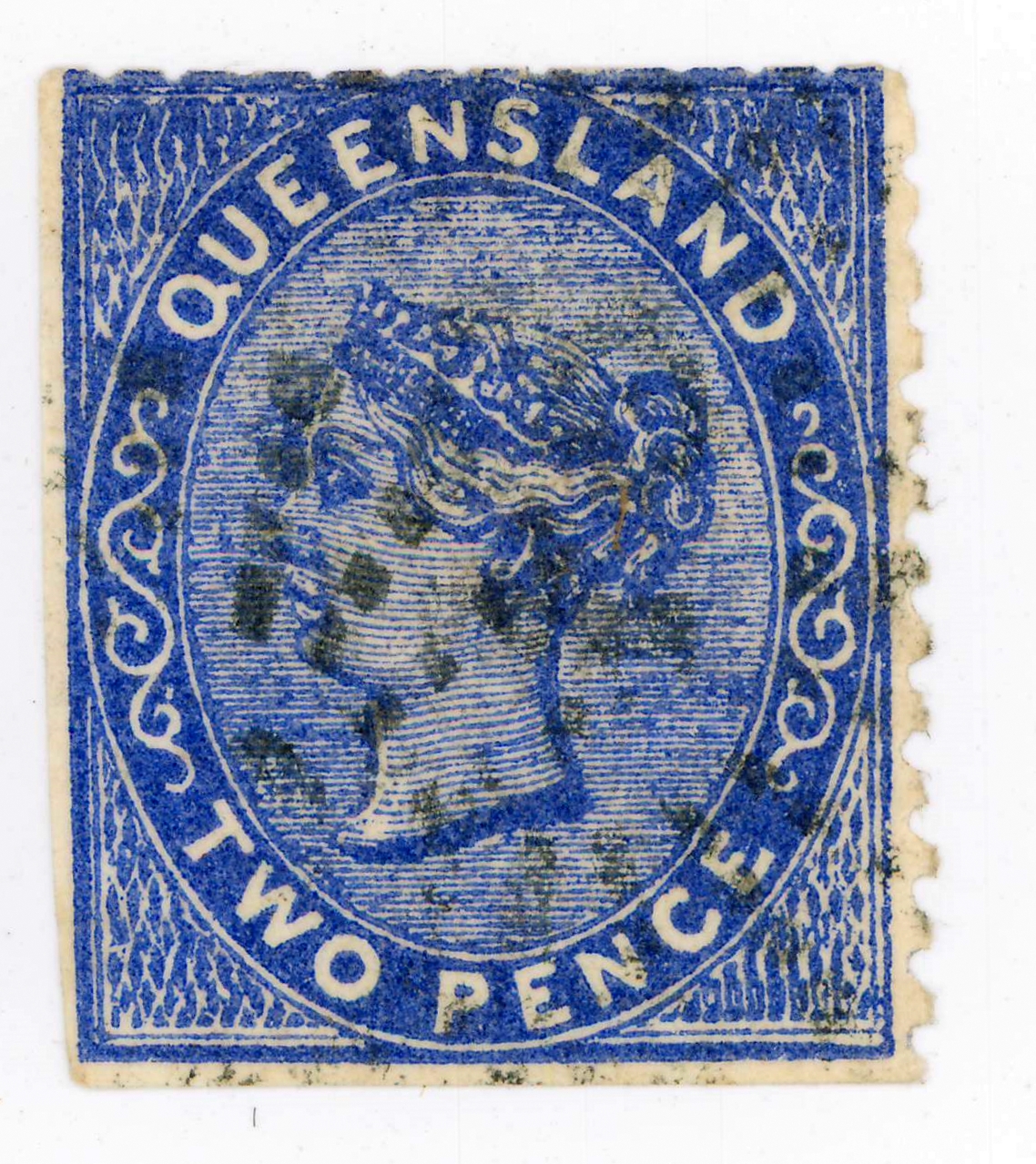 QUEENSLAND 1st SIDEFACE STAMPS 1878/9 by Dr Jeremy Hodes: 2d ...