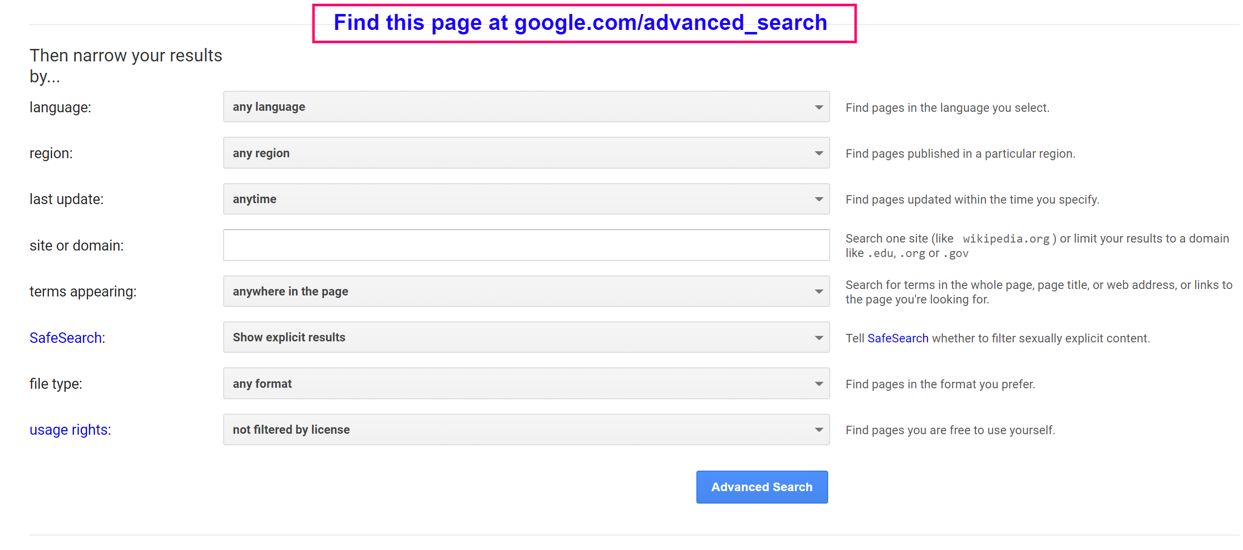 Why You Should Try Refining Search Results According to Domain