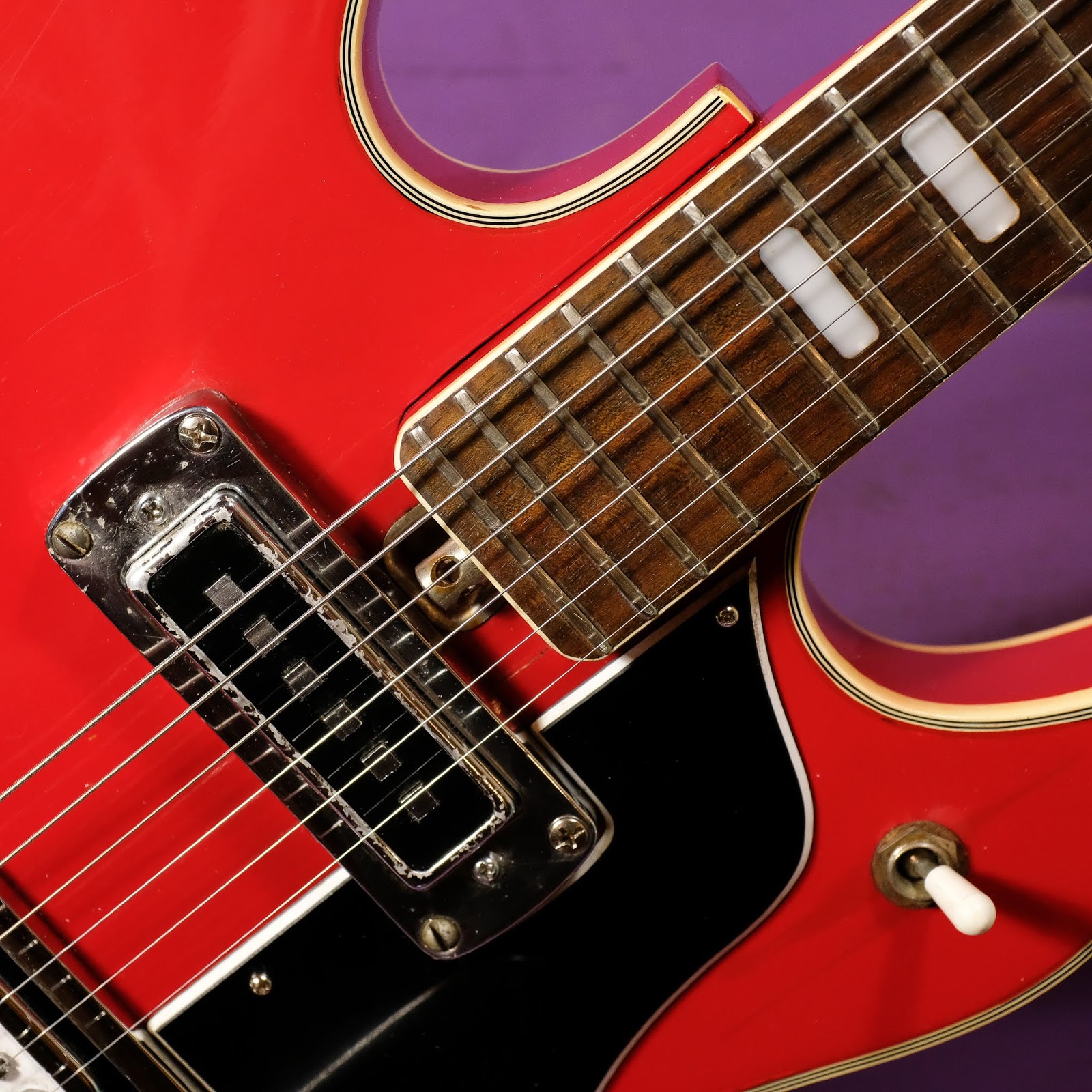 1960s Kawai-made Sekova Semihollow Electric Guitar