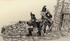 iron mitten: Refererence of painting 162: The 95th Rifles.