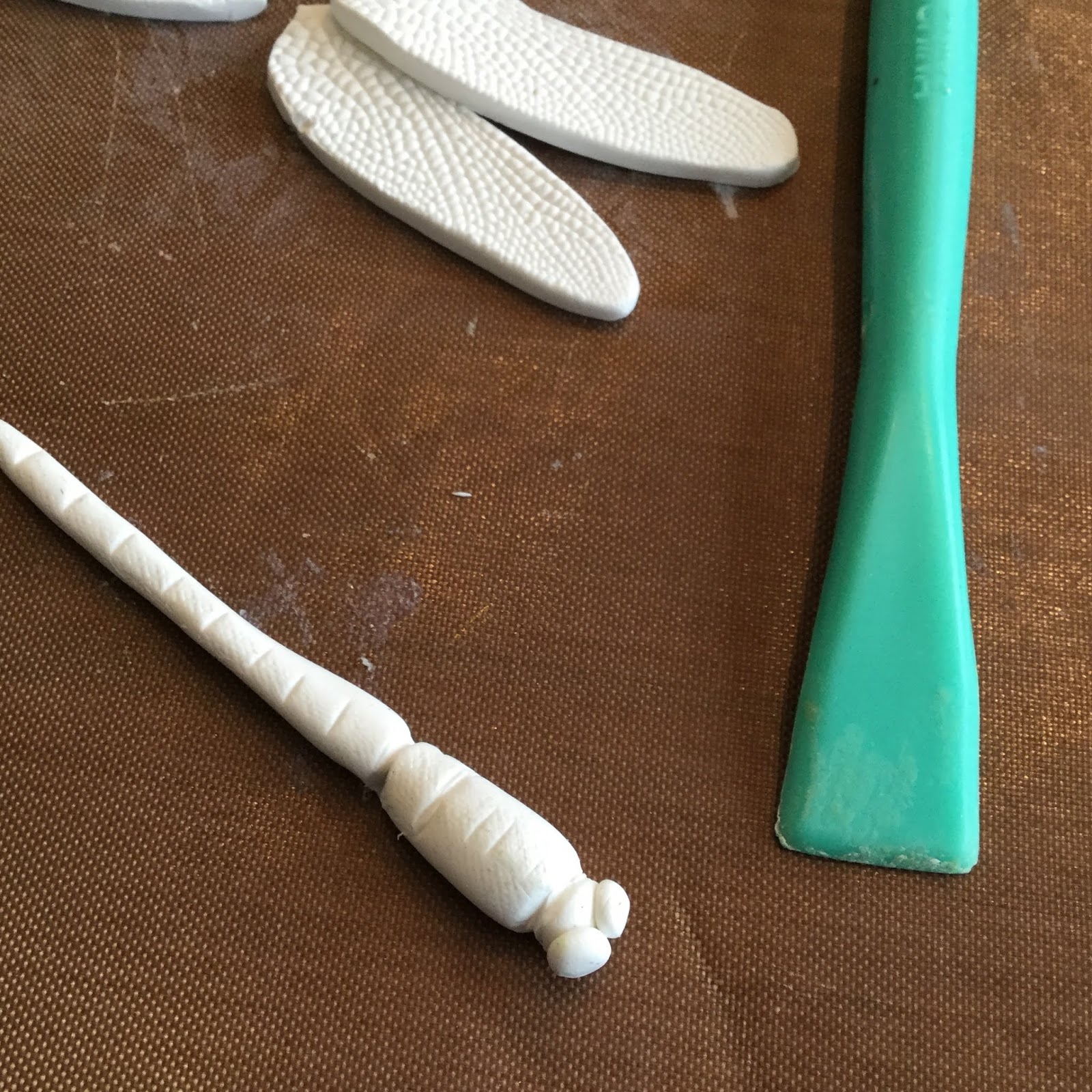 Dragonfly Polymer Clay Pendant