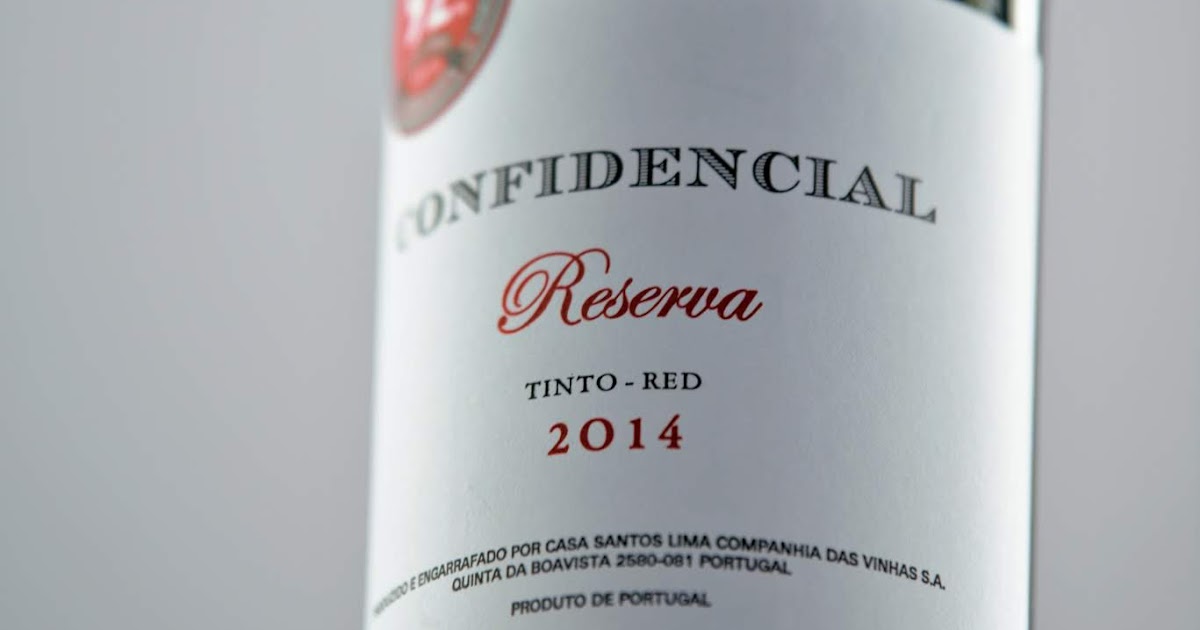 New Hampshire Wine-man: Confidencial Reserva Tinto 2014 Red Wine