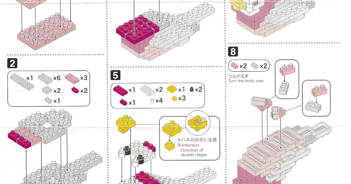 Nanoblock Instructions