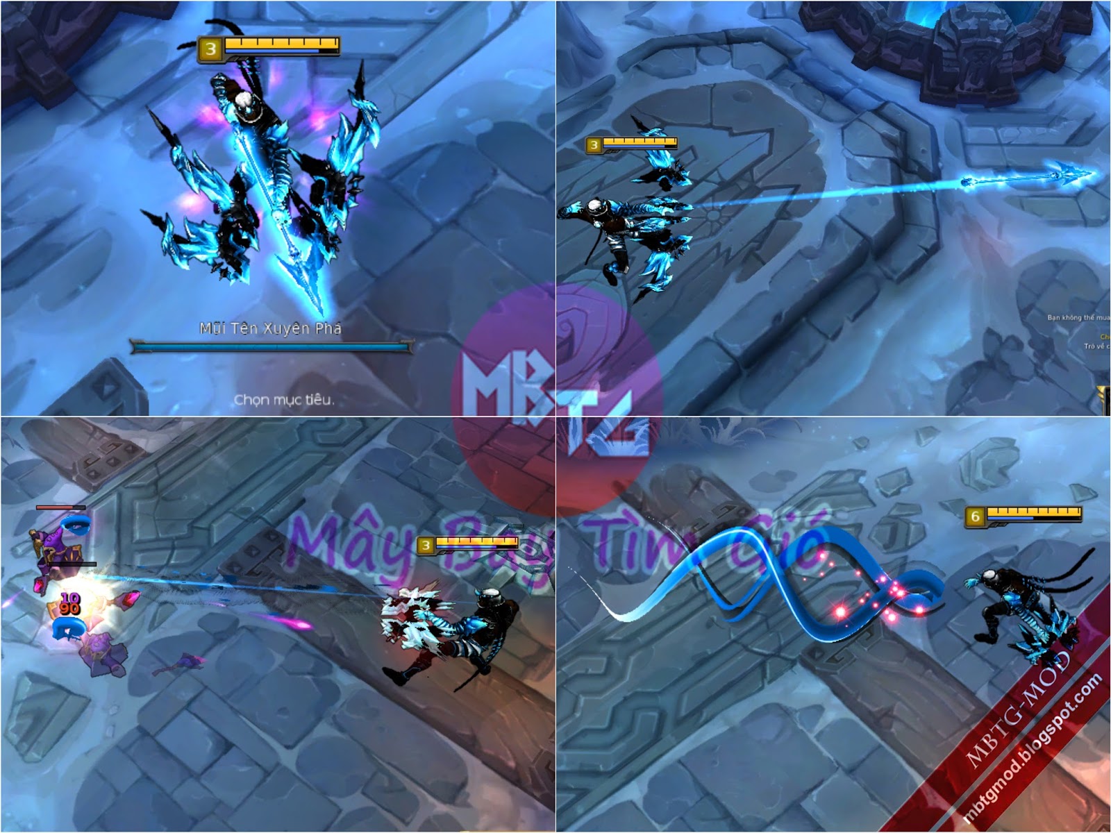 Custom skin : Ice Shapphire Varus ~ MBTG - Mod LoL