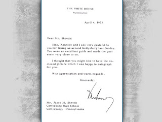 JFK + 50: JFK TOURED GETTYSBURG 50 YEARS AGO TODAY