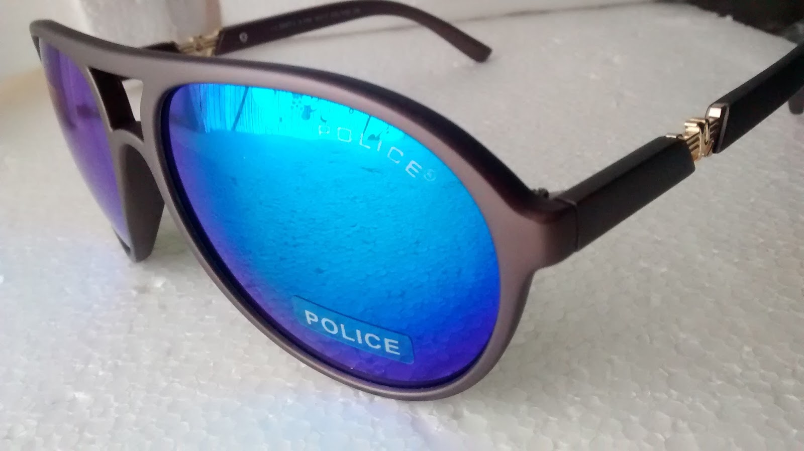 POLICE Blue Mirrored Lenses Sunglasses Order Code: PLC01 | First Copy ...