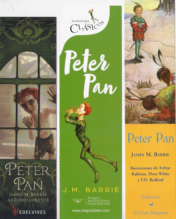 Monton de Marcapaginas: Mes de los cuentos y 4: Peter Pan