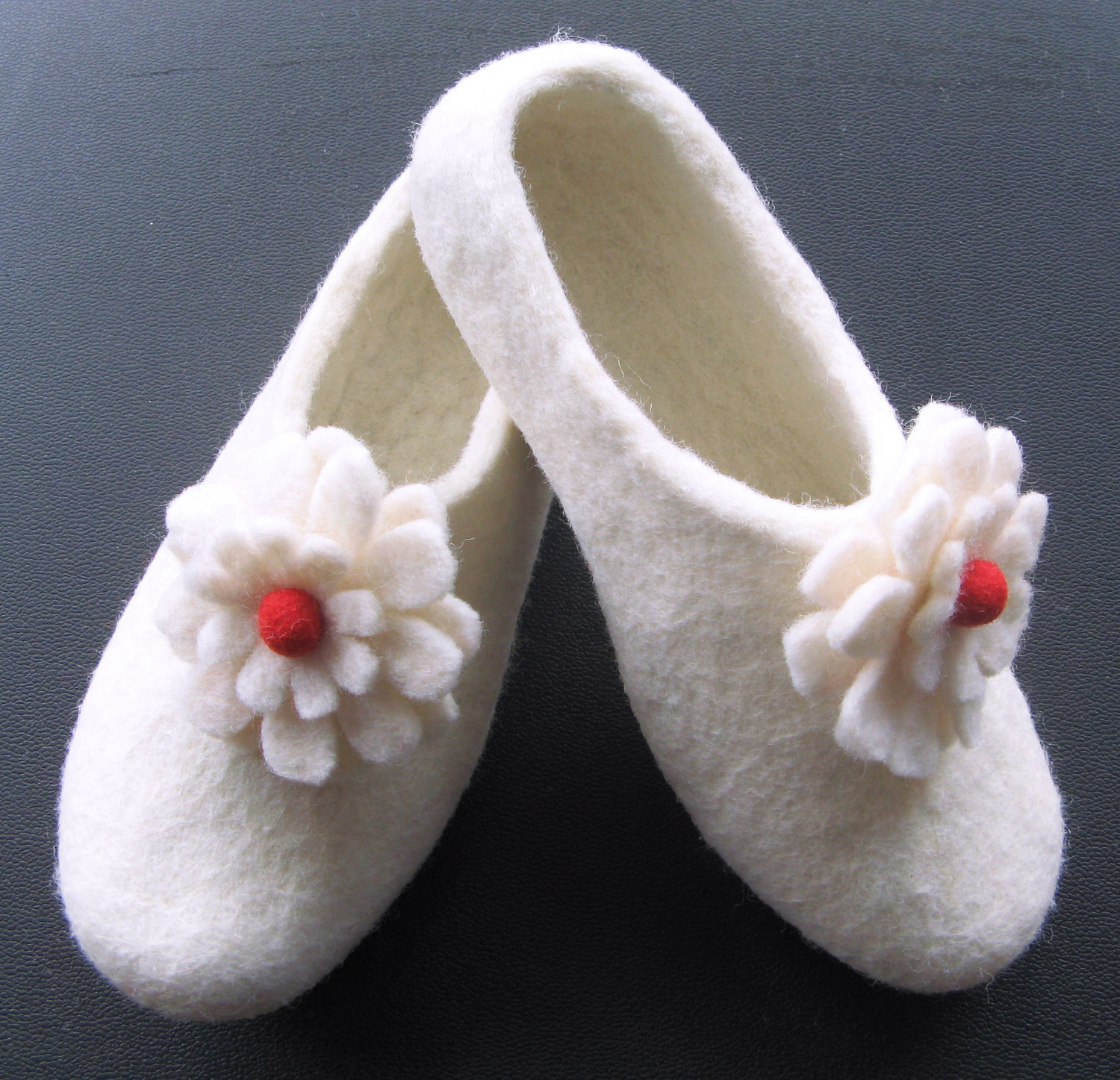 Felted Wool Slippers, Wool Boots, Cat Beds: Cool Unique Handmade Shoes ...