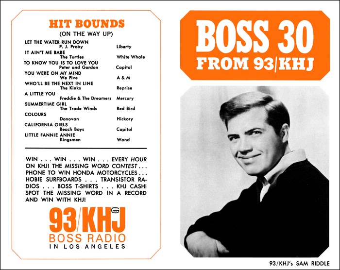 KHJ Boss 30 - July 9, 1965