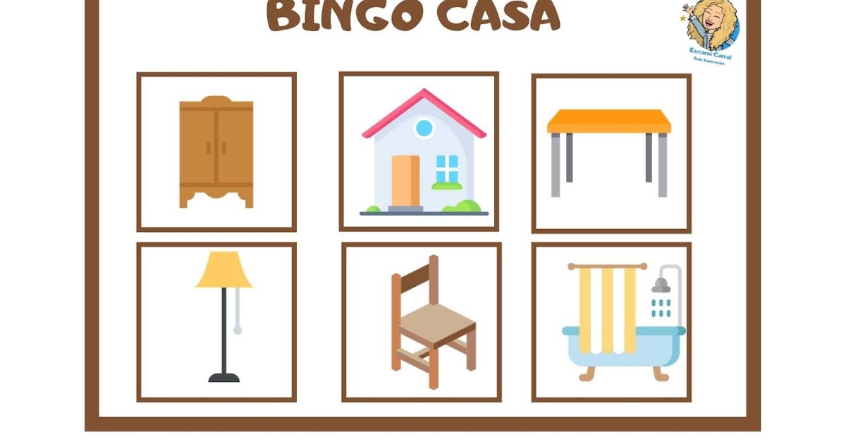 AULA DE SUPERACIÓN: ⭐BINGO VOCABULARIO CASA