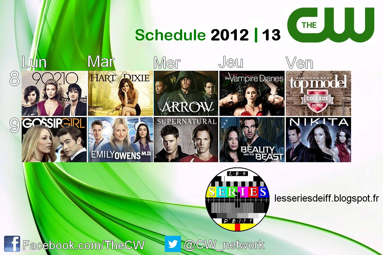 Les Séries d'Eiff: Saison 2012|13 sur The CW: toutes les infos