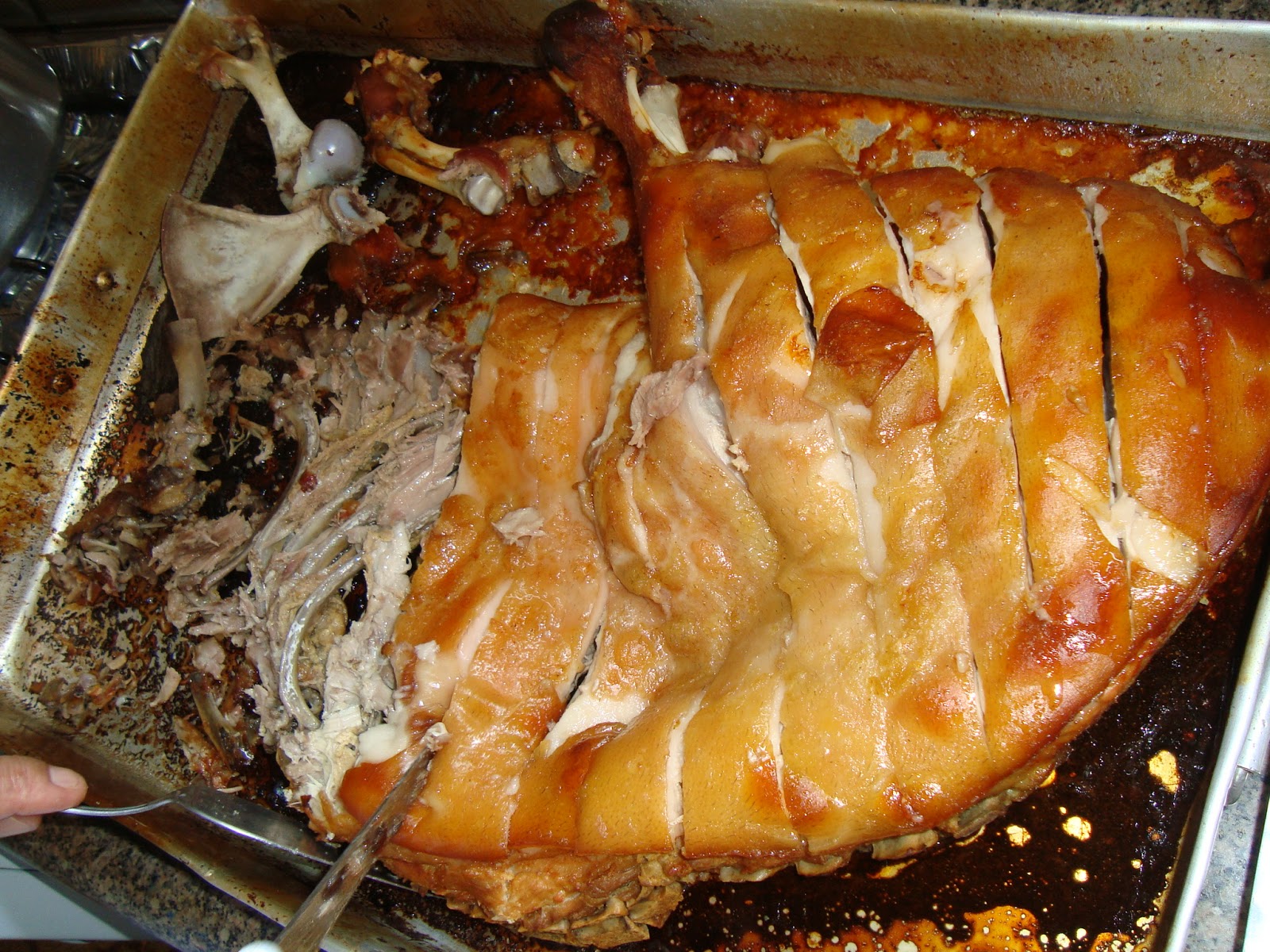 RECEITAS DO FRONT: LEITOA ASSADA!!! TRADIÇÃO DA MINHA FAMÍLIA NO NATAL!!!