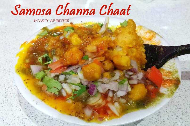 Chana Samosa Chat / Chana Samosa Recipe / Easy Chat Recipes / Tea Time ...