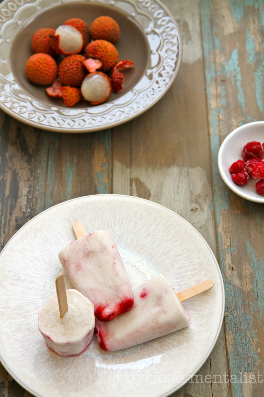 Lychee Coconut & Raspberry Pops