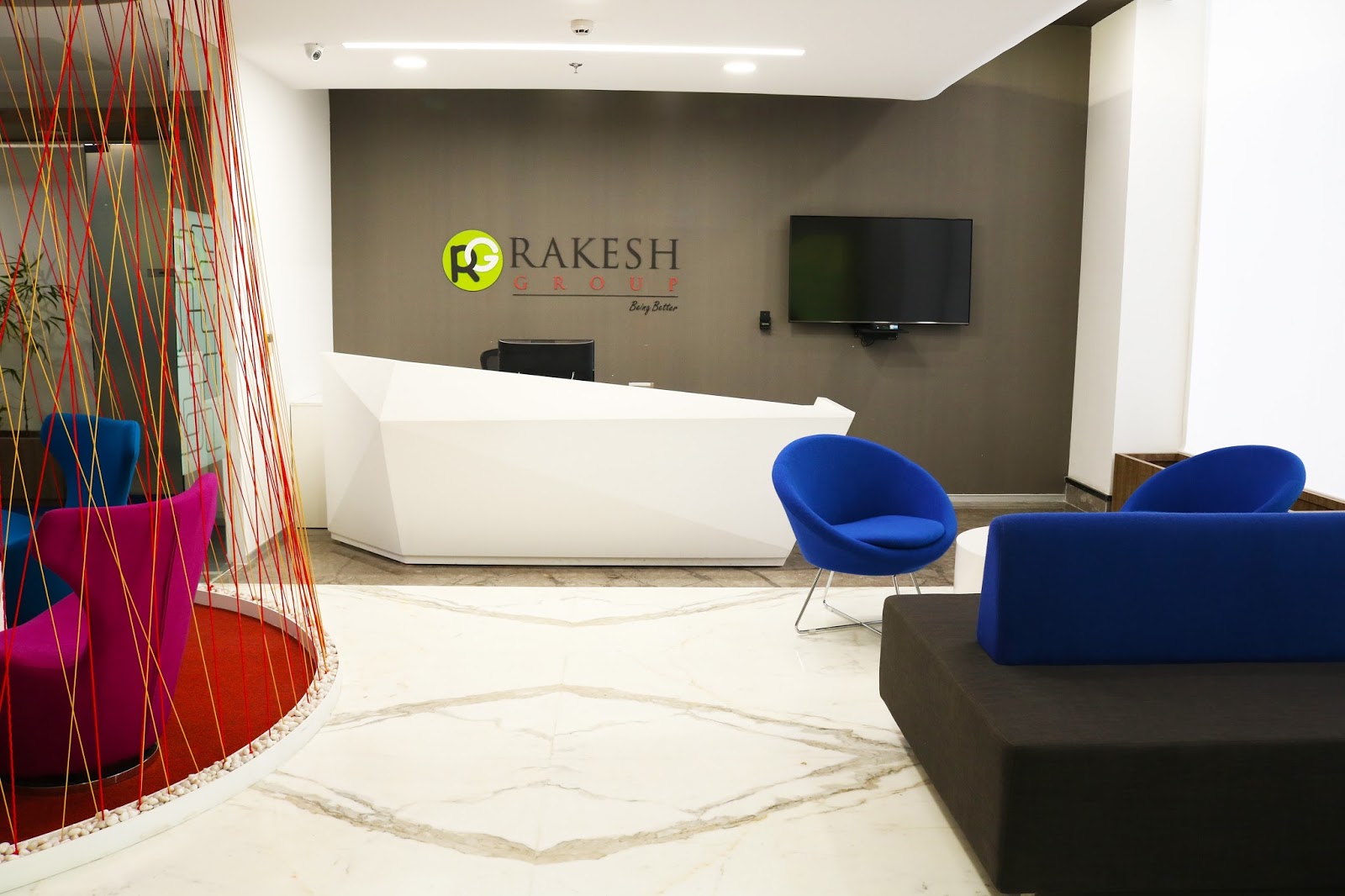 Aeiforia Architects: RECEPTION AREA CREATES THE FIRST IMPRESSION