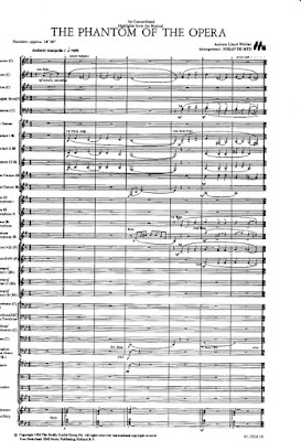 Partituras para Banda Sinfónica Gratis: The Phantom of the Opera