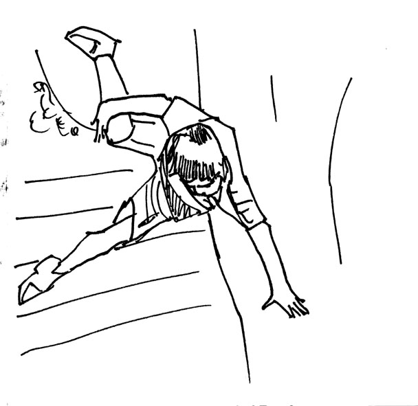 James Mathurin Art: Who wants a sketch of a child falling from a tree ...