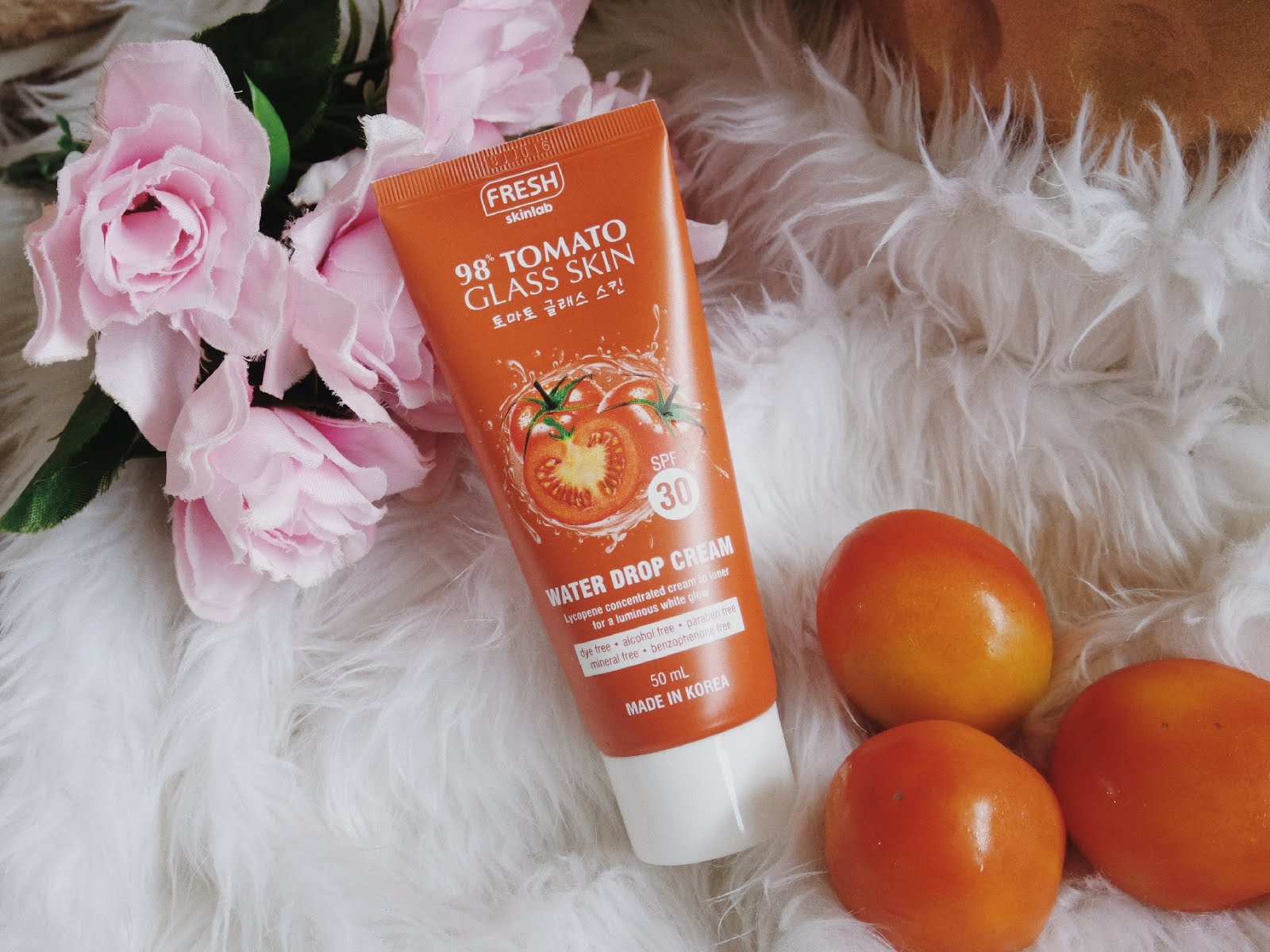 TOMATO GLASS SKIN LINE REVIEW FROM FRESH SKINLAB | pinkislovebynix