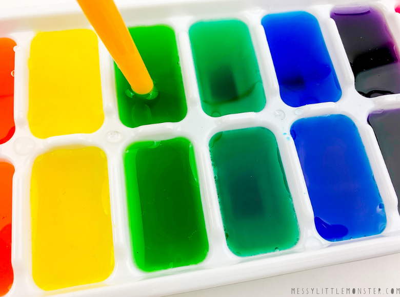 Rainbow Ice Snow Activity for Kids - plus ideas for if you have no snow ...