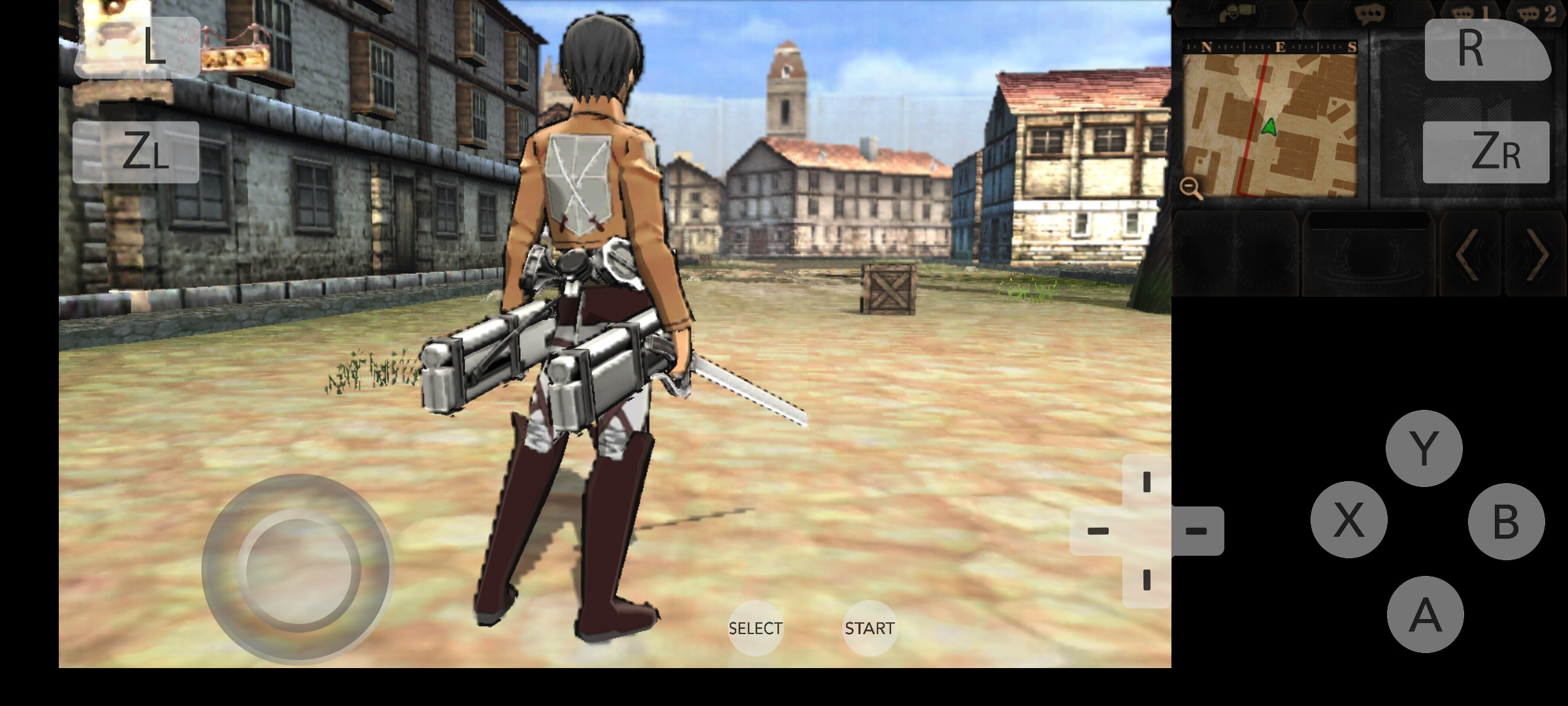 ATTACK ON TITAN FUTURE 2 (SHINGEKI NO KYOJIN NINTENDO 3DS)