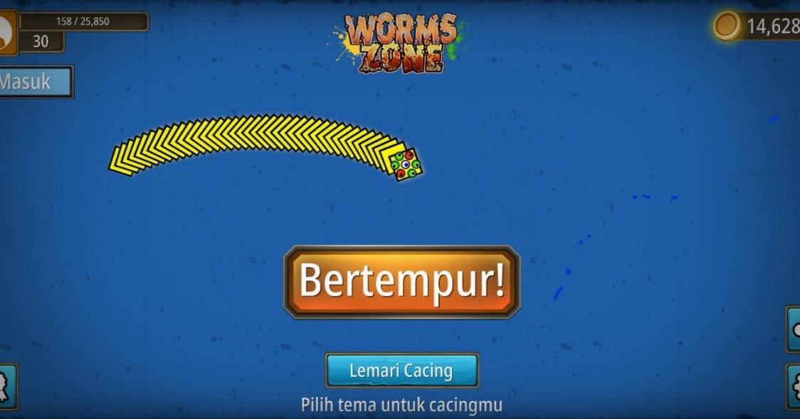 "Worms Zone" game cacing yang lagi viral & bikin ketagihan - antapedia.com
