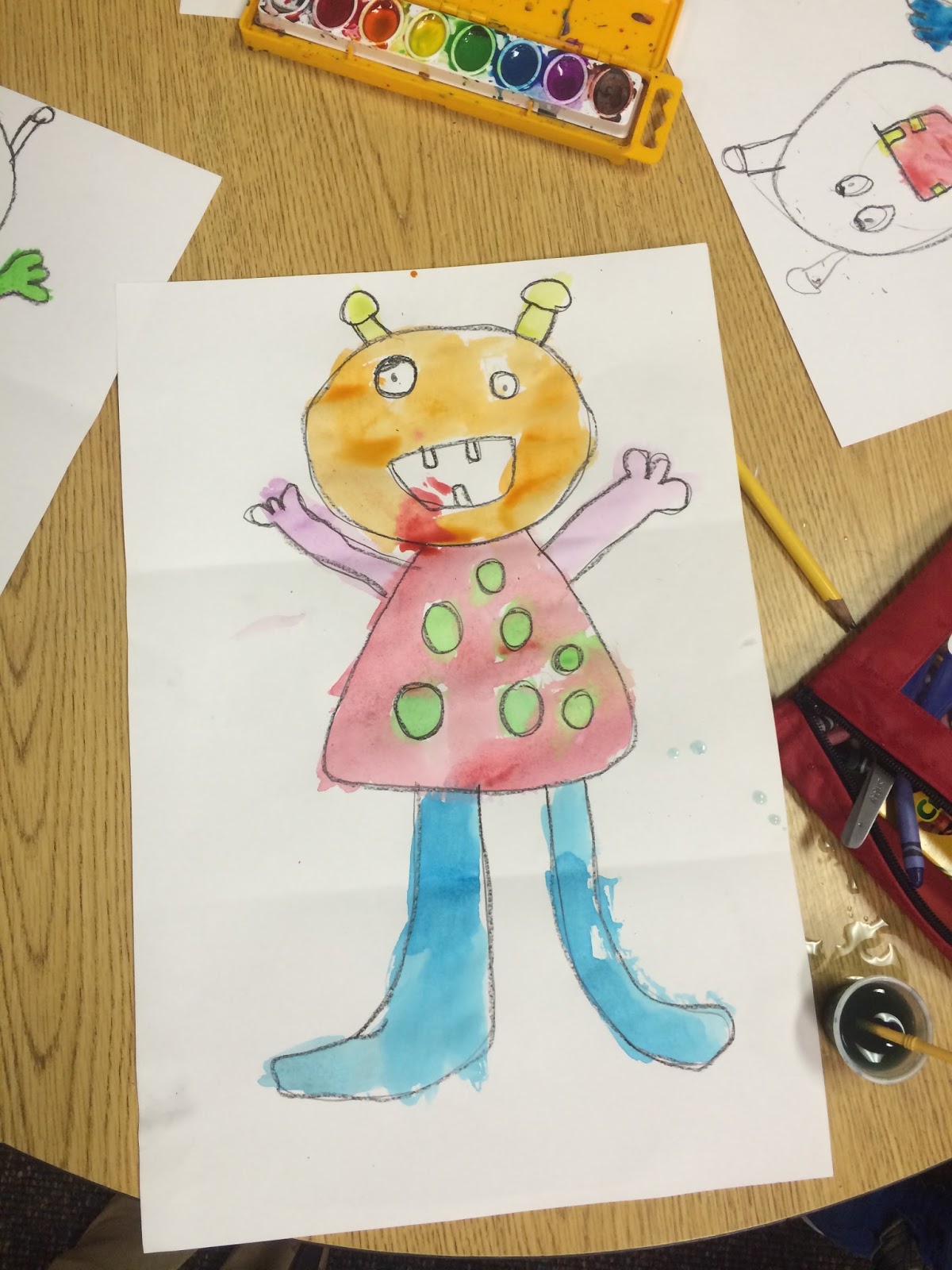 Welcome to Room 36!: Aliens directed drawing