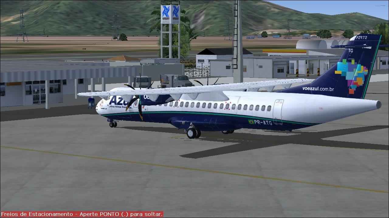 FS2004 - Textura PR-ATG ATR-72 600 AZUL