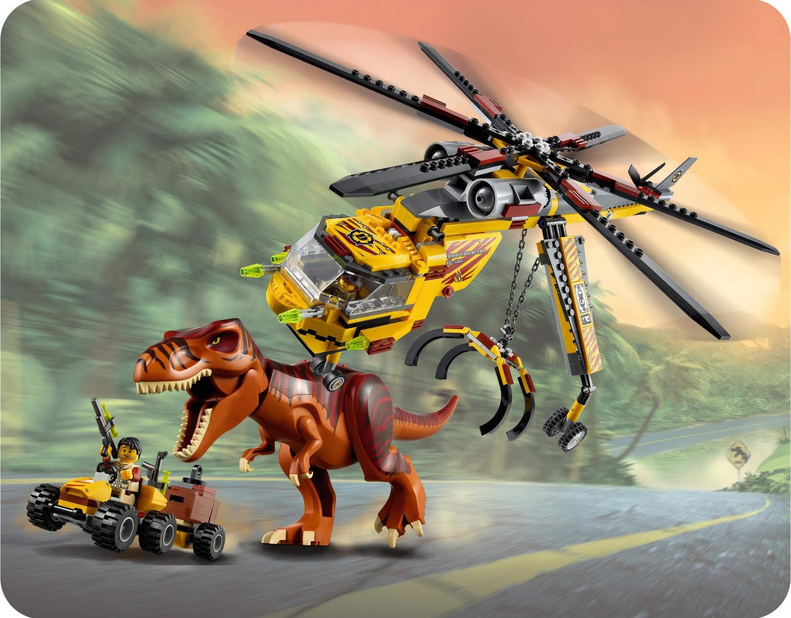 onetwobrick29: LEGO set database: set database: LEGO 5886 t-rex hunter