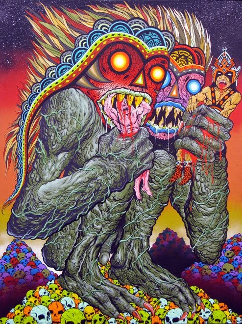 'Psychedelic Nightmare Paintings' by Skinner
