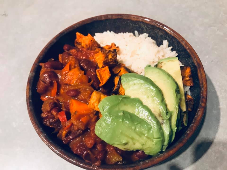 Choupy on mange quoi ?: Chili à la patate douce