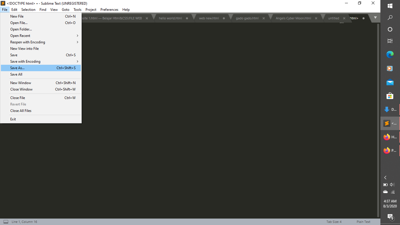 Cara Download Sublime Text 3 dan Pengenalanya