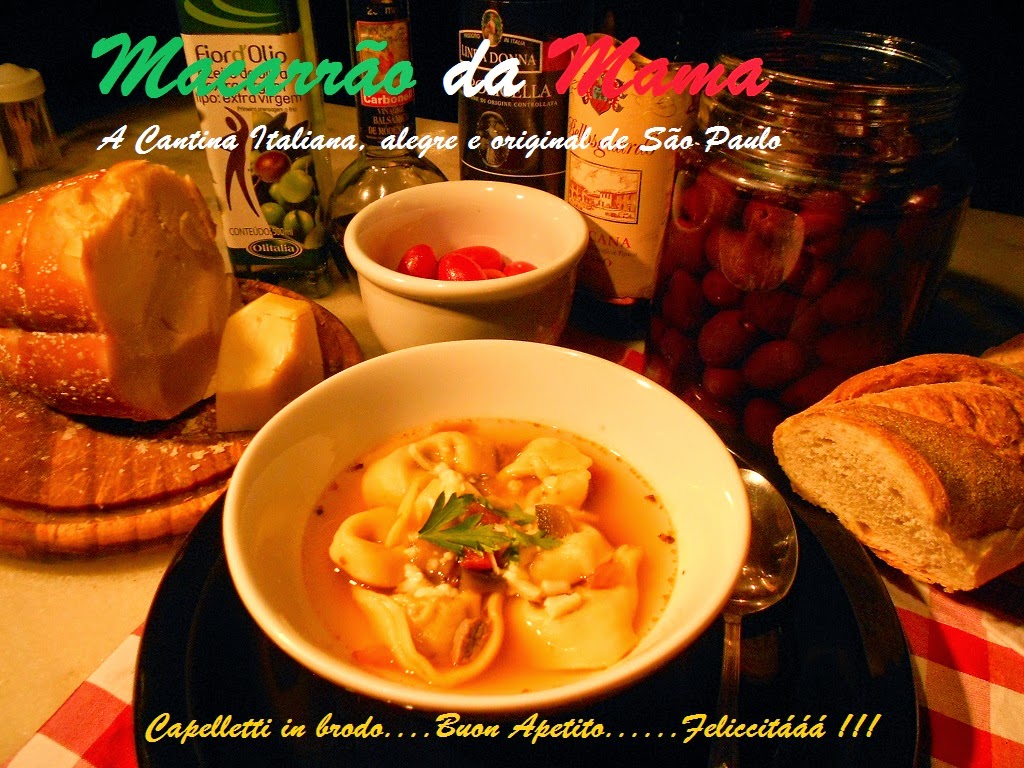 Macarrão da Mama: CAPELETTI IN BRODO - Macarrão da Mama Cantina Italiana Macarrão da Mama: CAPELETTI IN BRODO - Macarrão da Mama Cantina Italiana
