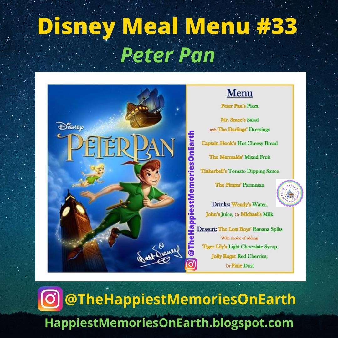 Disney Meal #33 - Peter Pan