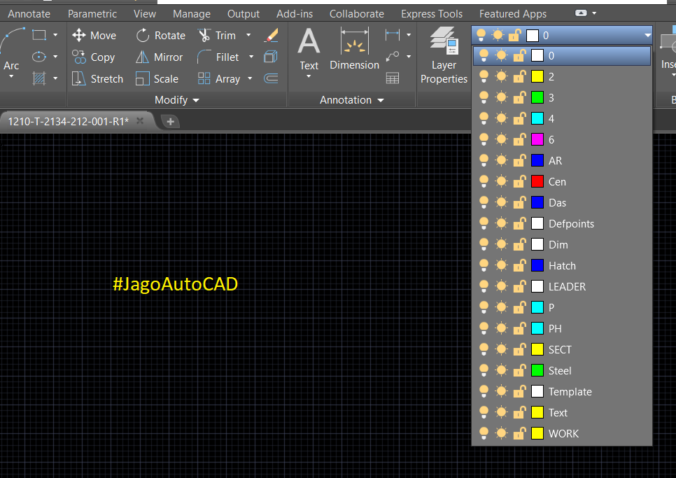 Cara Insert Layer Otomatis di AutoCAD - Jago AutoCAD
