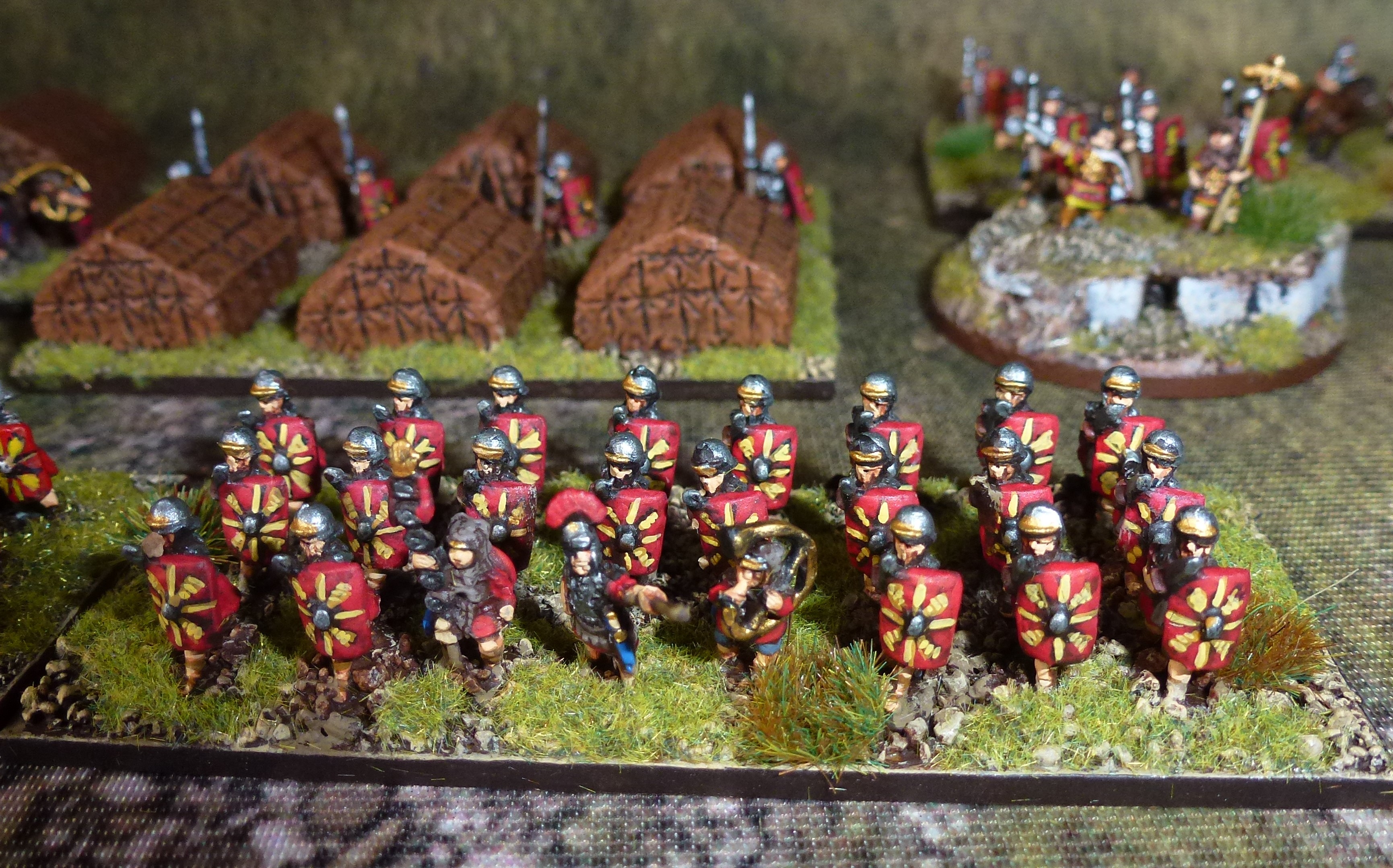 The War Crow: 10mm Imperial Romans and Ancient British finished- for now!